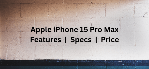 iPhone 15 Pro Max with 6.7 inches Retina Display - SK Cyber